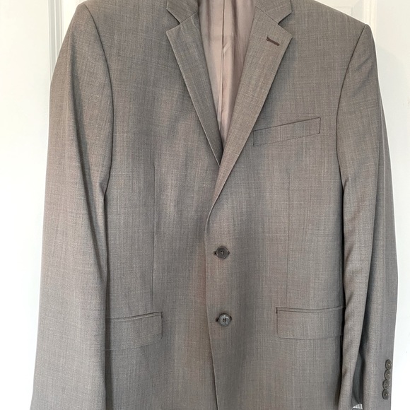Calvin Klein | Suits & Blazers | Calvin Klein Mens Wool Suit Gray 38r ...